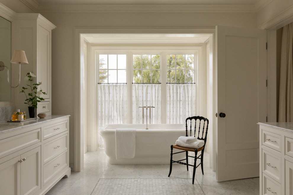 Bellevue Coastal - Traditional - Bathroom - Seattle - by Ripple Design ...
