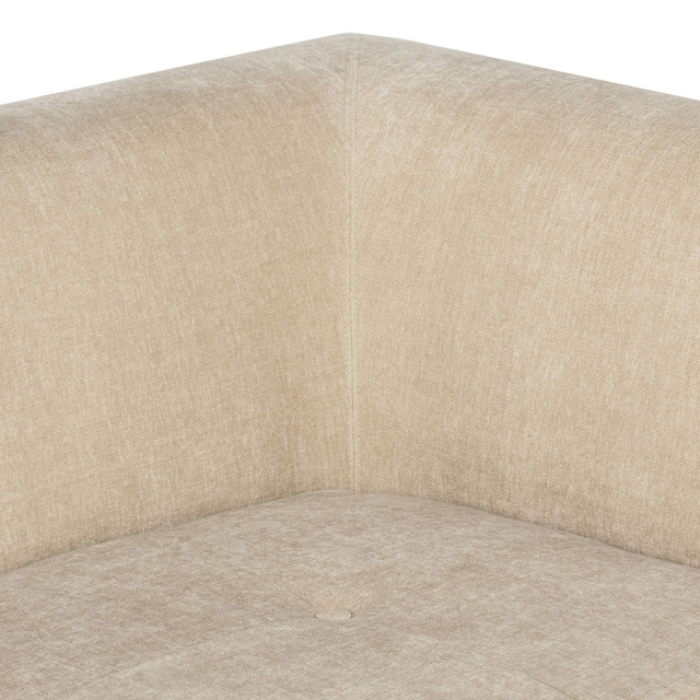 Parla Almond Fabric Modular Sofa Chaise Left - Transitional - Sofas ...