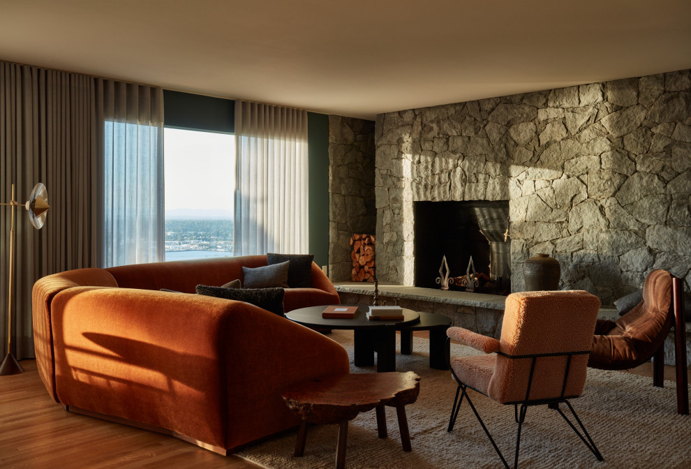 Hilltop Remodel - Contemporary - Living Room - Seattle - by Chuckanut ...