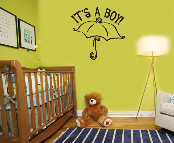 It's a Boy Vinyl Wall Decal ce013itsaboyviii, 48 in. - Contemporary ...