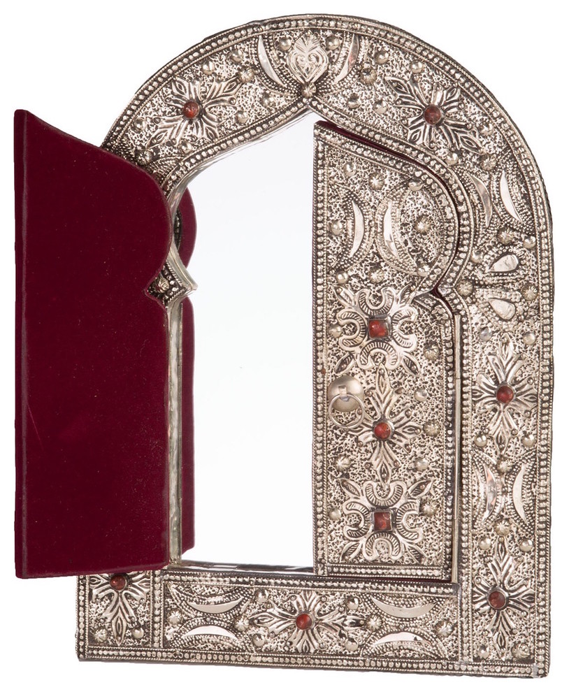 13" Keyhole Arch Moon Mirror - Mediterranean - Wall Mirrors - by ...