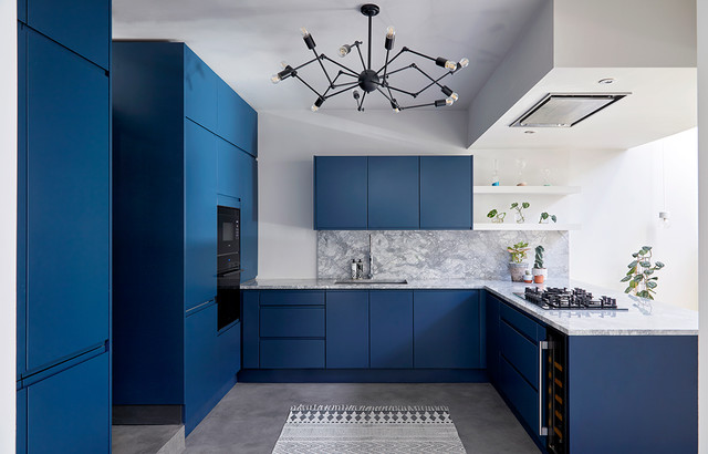 21 Navy Kitchens Packed With Character | Houzz NZ