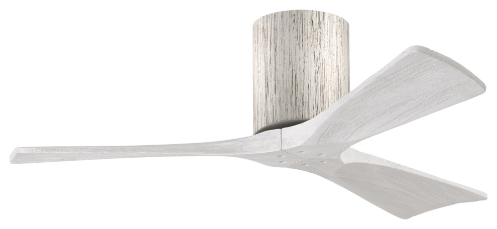 Irene-3H, Ceiling Fan, Barnwood Finish/Matte White Blades, 42 ...