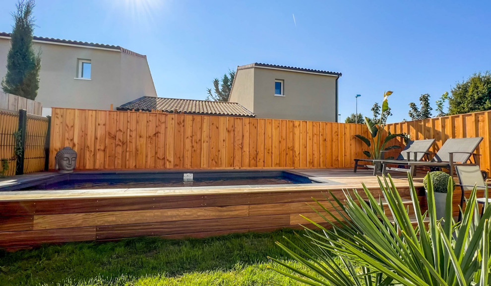 Projet OP - Piscine semi enterrée - Modern - Pool - Bordeaux - by ...
