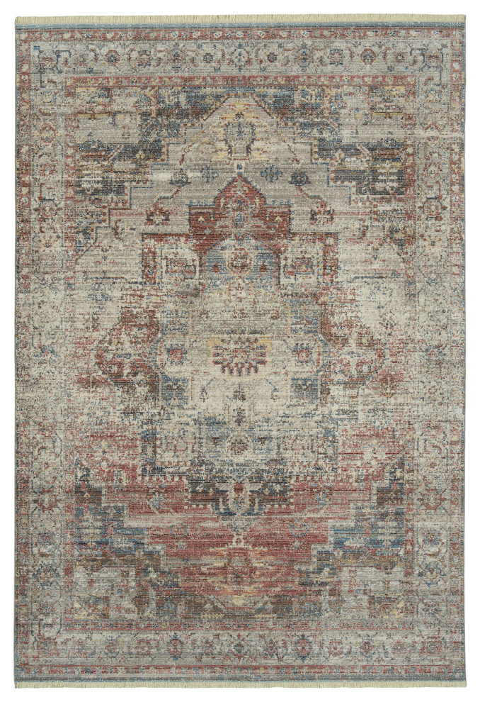 Kaleen Rila Collection Rose 18" x 18" Rug, 18" x 18" - Contemporary ...