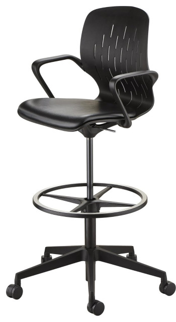 Ergonomic Swivel Office Chair with Extended Height & Pneumatic ...