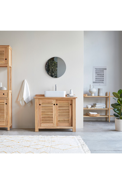 Teak Modern Vanity Unit | Tikamoon Coline - Transitional - Bathroom ...