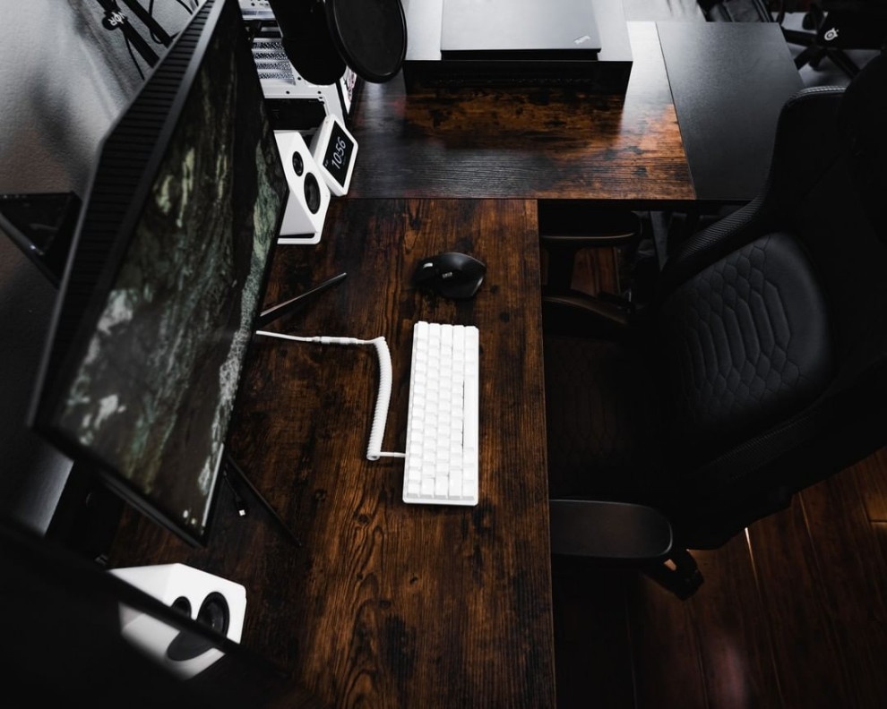 59 Inch L-Shaped Desk/ 94.5 Inch Long Desk - 2 Styles Computer Desk ...