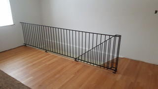 Minimalist / Modern wrought iron railing - Modern - Chicago - by Green ...