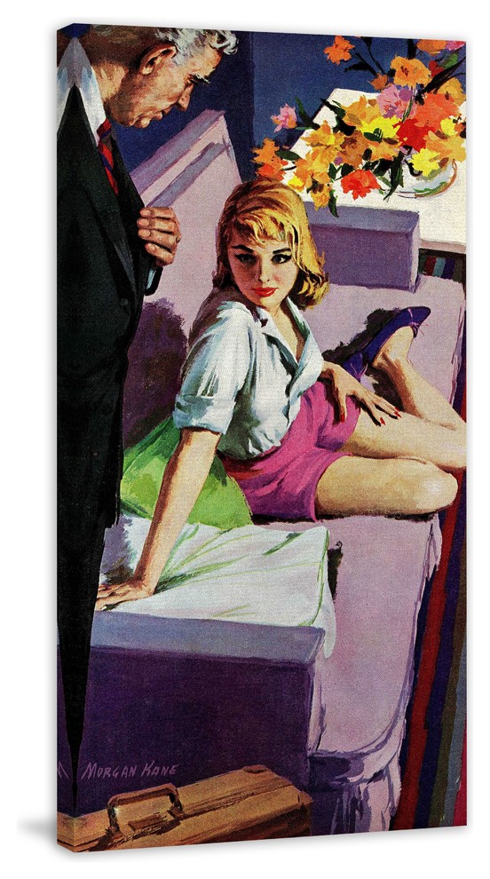 "A Matter of Infidelity" Painting Print on Wrapped Canvas, 12x24 ...