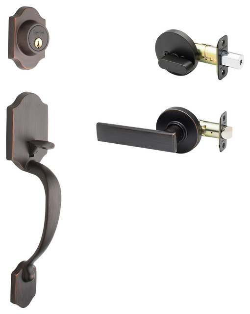 Active Handle Set, Remi Lever Interior Trim - Traditional - Door Entry ...