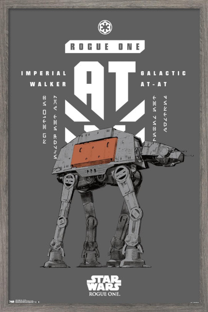 Star Wars: Rogue One - Banner, 22.375" x 34" - Contemporary - Prints ...