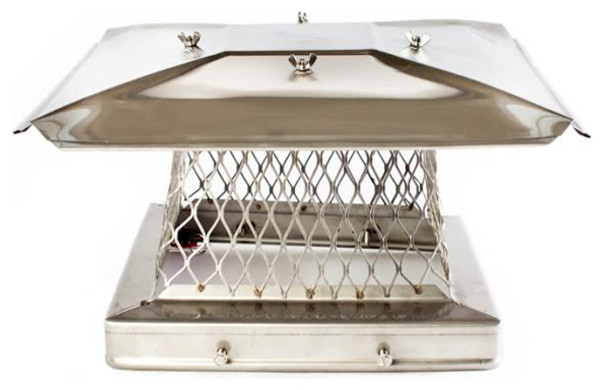 Stainless Steel Chimney Cap, 18"x18" - Transitional - Chimineas - by ...