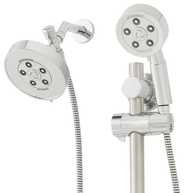 Neo 2.0 GPM 2-Way Shower Combination with ADA Slide Bar, Polished ...