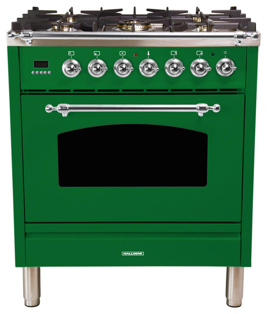 Single Oven Italian Gas Range - Contemporary - Gas Ranges And Electric ...
