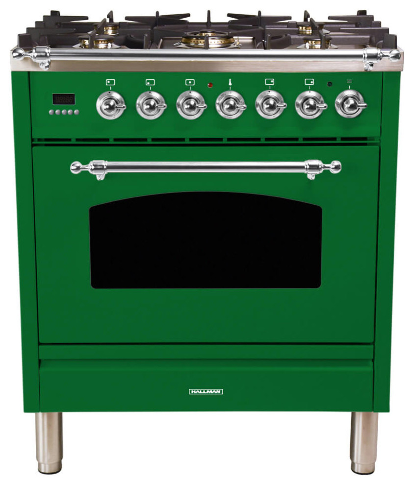 Single Oven Italian Gas Range - Contemporary - Gas Ranges And Electric ...