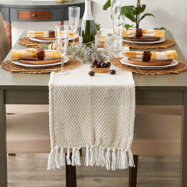 Natural Woven Table Runner 15x72 - Contemporary - Table Runners - by ...