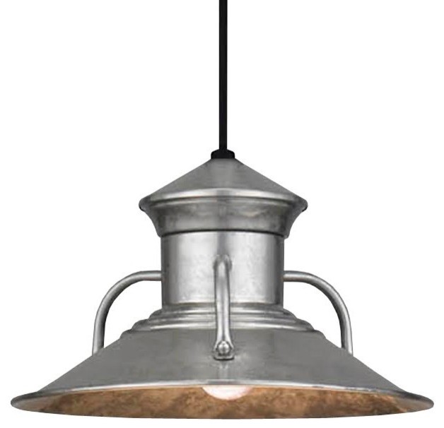 Warehouse Pendant, Galvanized - Industrial - Pendant Lighting - by ...