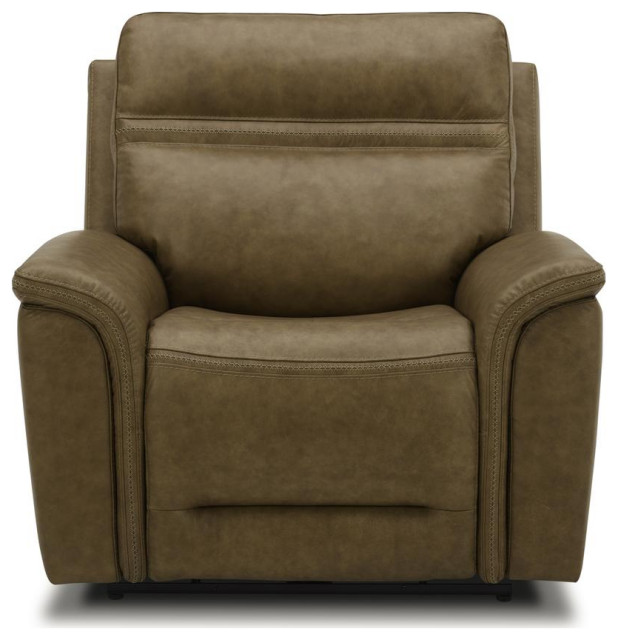 Cooper Camel Power Recliner - Contemporary - Recliner Chairs - by Bison ...