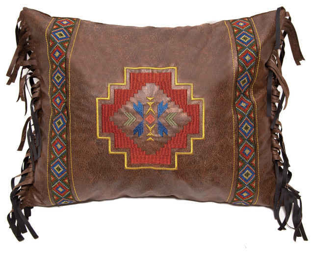 Wrangler Santa Fe Southwestern Throw Pillow, 16"x20" - Rustic ...