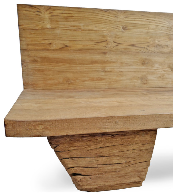 Modern Teak Java Bench - Rustic - Outdoor Benches - by Design Mix ...
