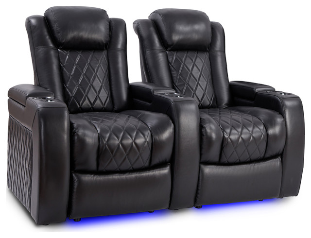 Tuscany Slim Italian Nappa Leather Home Theater Seating - Theater Seating - by E-VISION INTL INC ...