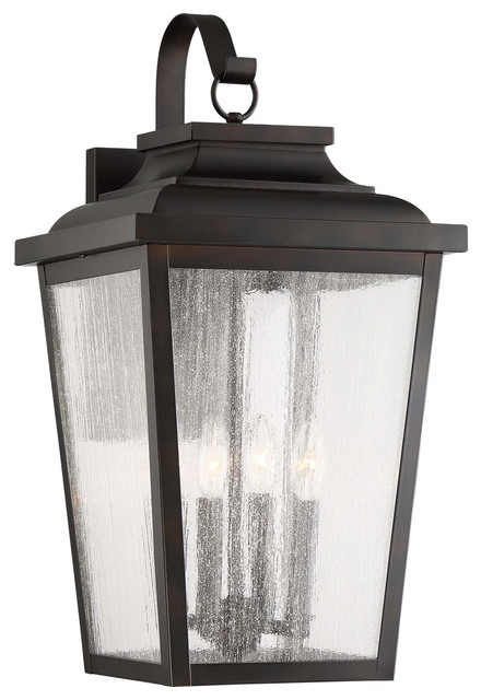 Irvington Manor 4 Light Outdoor Wall Light, Incandescent - Traditional ...
