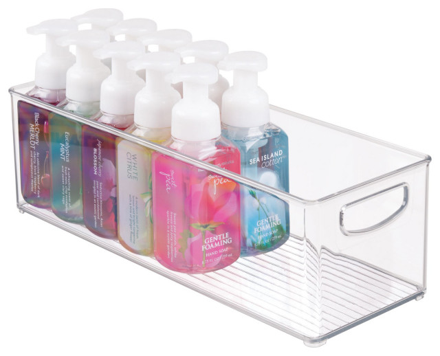 InterDesign 64730 16" X 6" X 5" Clear Kitchen Storage Organizer Bin ...