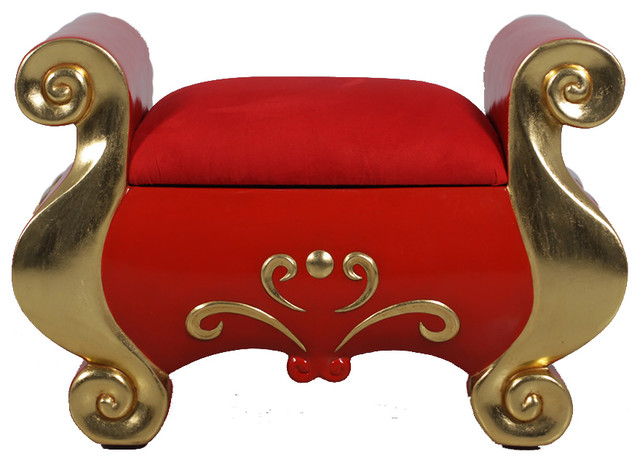 Foot Rest For 63" Santa Throne - Victorian - Holiday Accents And ...