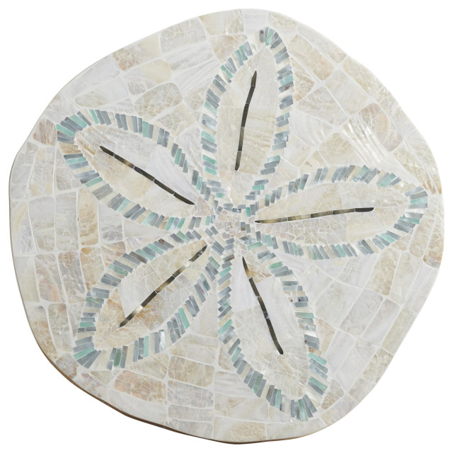 Sand Dollar End Table - Beach Style - Side Tables And End Tables - by ...