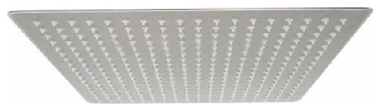 New Large 16" Nickel Brushed Rainfall Shower Head Ultrathin Square ...