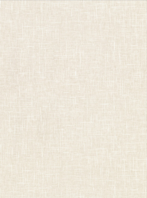 Linville Beige Faux Linen Wallpaper, Sample, Swatch - Contemporary ...
