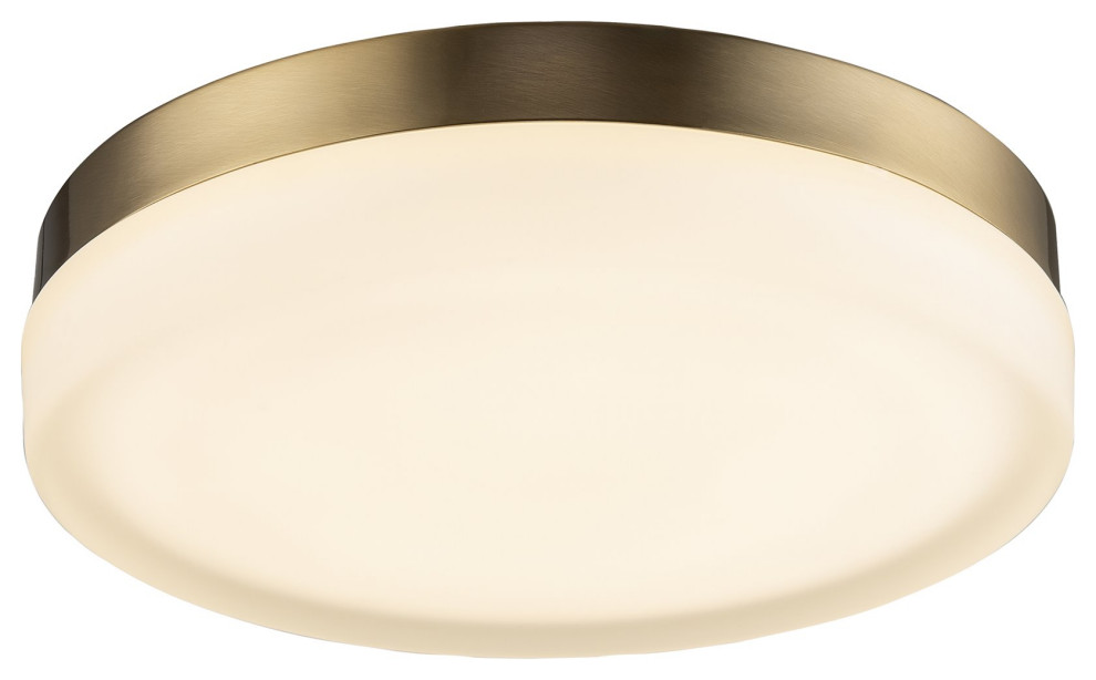 Kira Home Luna 11" Flush Mount Ceiling Light, Integrated 25W LED ...