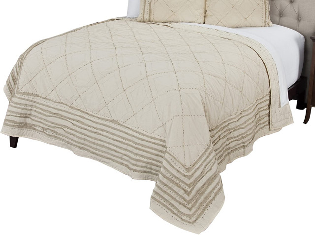 Rizzy Home 106"x92" Quilt - Scandinavian - Quilts And Quilt Sets - by ...