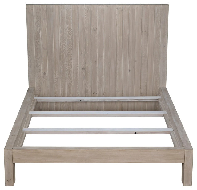 CFC Furniture Reclaimed Lumber Bed, Cal King - Transitional - Platform ...