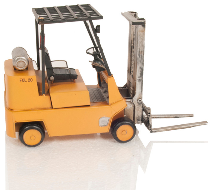 HANDMADE PROPANE FORKLIFT METAL Collectible Metal scale model Forklift ...