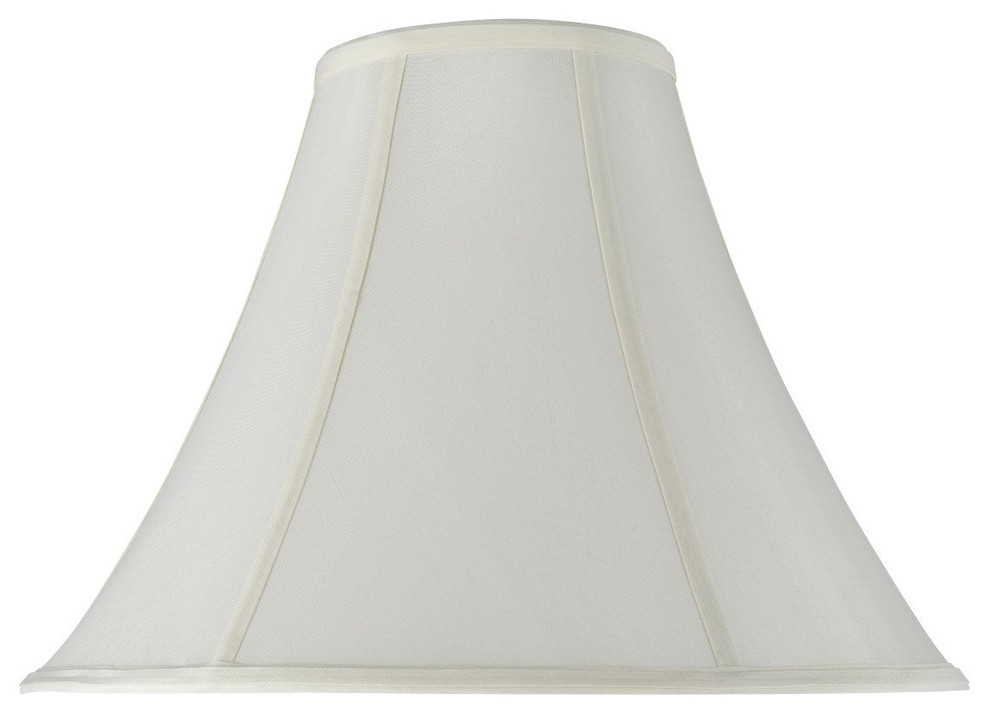 30019 Bell Shape Spider Lamp Shade, Off White, 16" wide, 6"x16"x12 ...