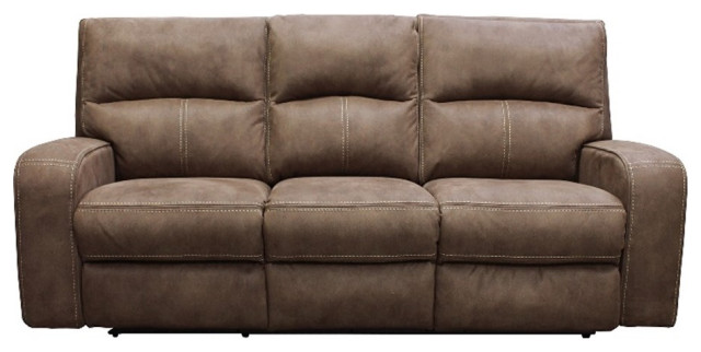 Home Square 3-Piece Set with Recliner & Loveseat & Sofa in Kahlua Brown ...