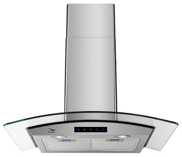 30'' Streamline S-120MSH-30 Convertible Wall Mount Kitchen Range Hood ...