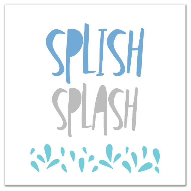 Splish Splash Wall Art, 20x20 - Contemporary - Prints And Posters - by ...