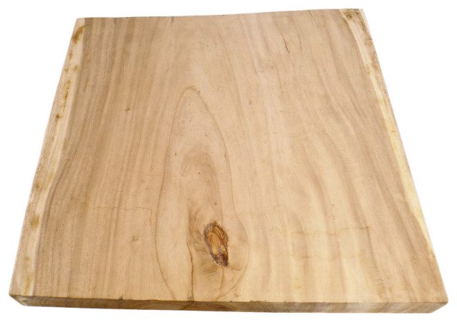 Square Monkey Pod Dining Table - Rustic - Dining Tables - by Design Mix ...