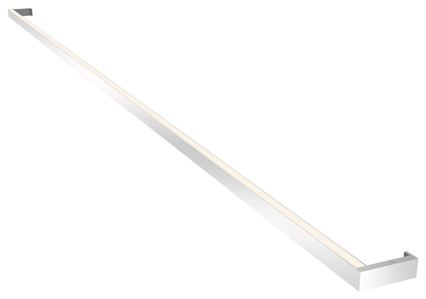 Sonneman Thin Line 1 Light 8' LED Wall Bar, Bright Satin Aluminum ...