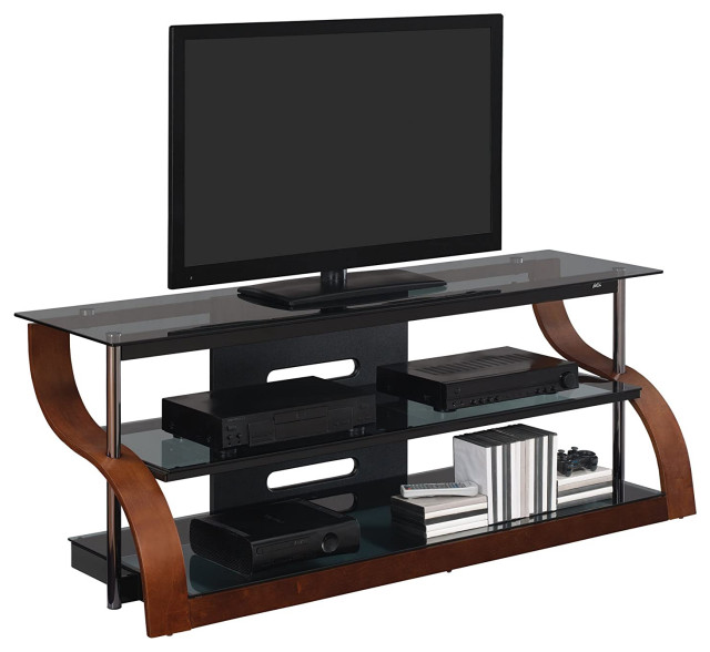 Bello CW342 TV Stand Espresso - Contemporary - Entertainment Centers ...