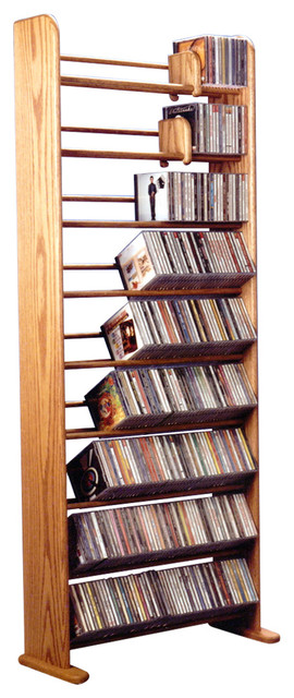 Cd Rack - Transitional - Media Racks And Towers - by Hill Wood Shed LLC ...