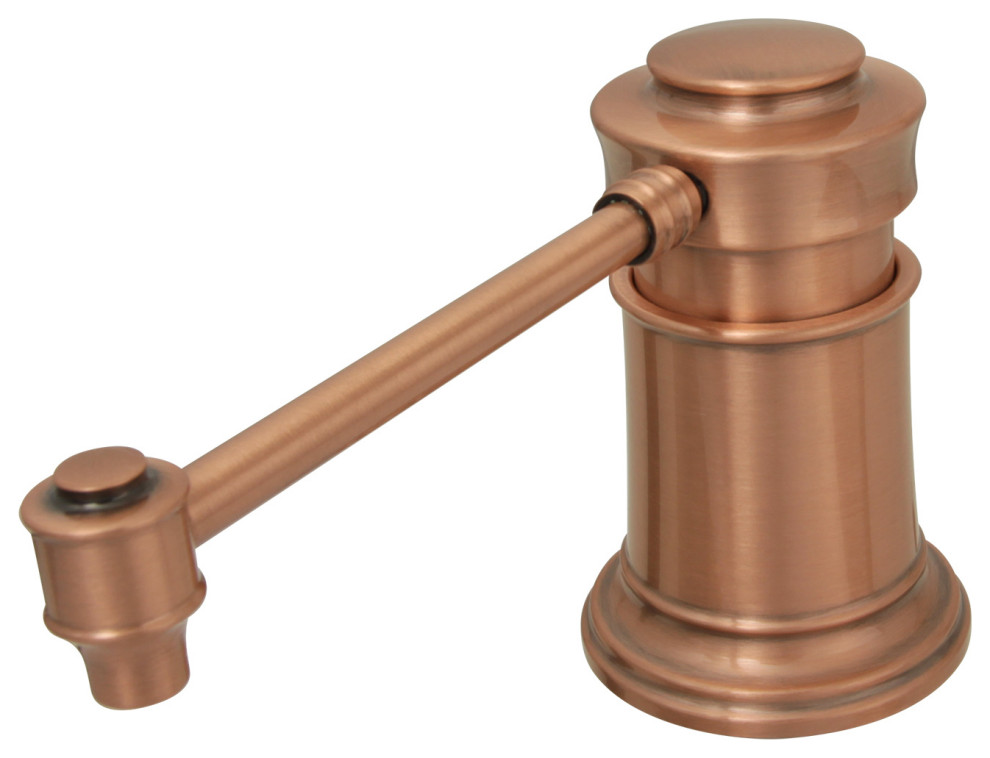 Built, Copper Soap Dispenser Refill from Top With 17oz Bottle ...