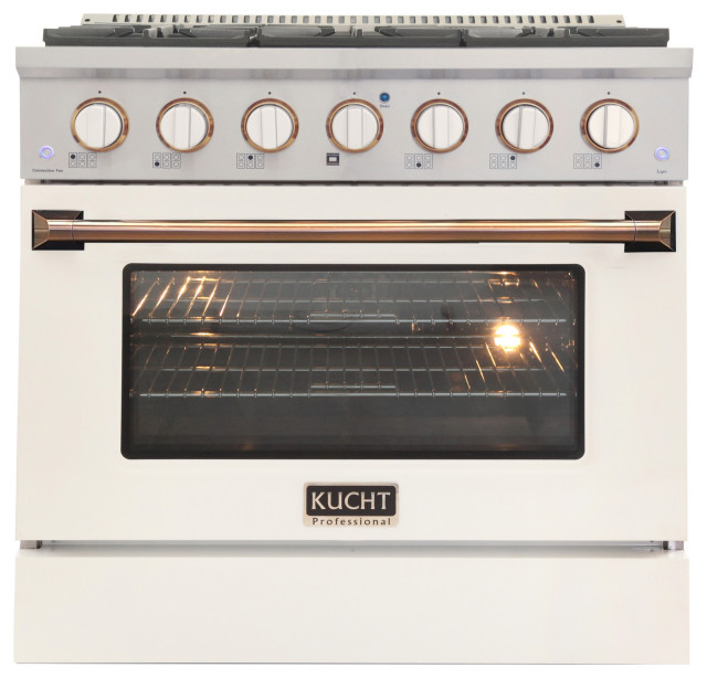 Professional 36" 5.2 cu. ft. Range Custom - Contemporary - Gas Ranges ...