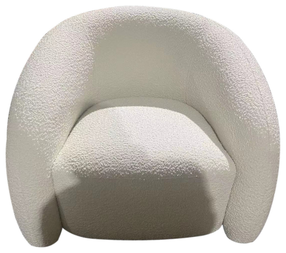 Modrest Joshua Modern Fabric Accent Chair - Transitional - Armchairs ...