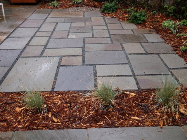 Square flagstone patio - Eclectic - Landscape - San Francisco - by ...