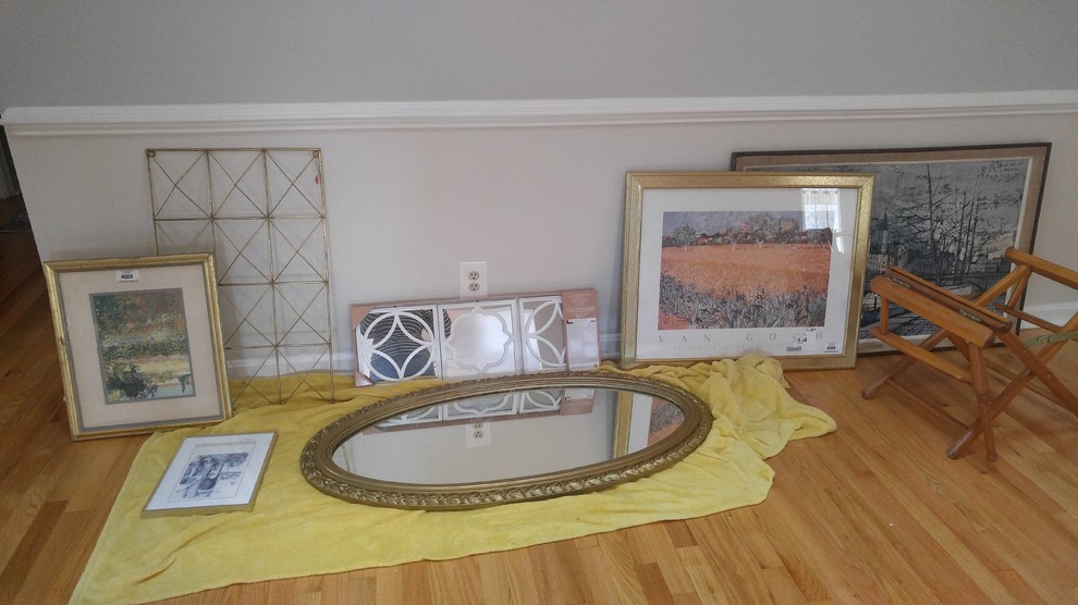 Artwork placement in Living Room.