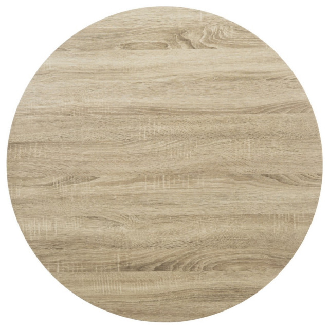 Leander Retro Mid Century Wood Coffee Table Light Grey/ Black ...